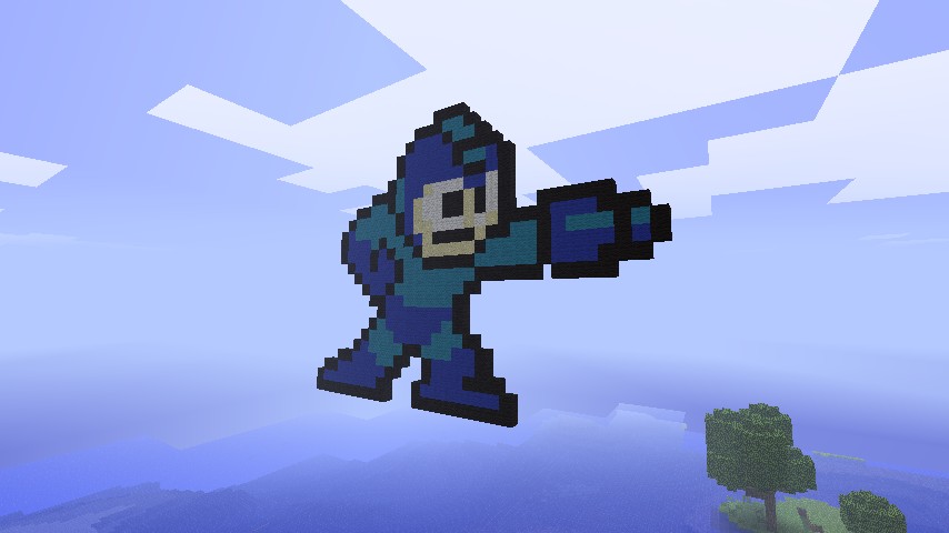 Mega Man Sprite Minecraft Map