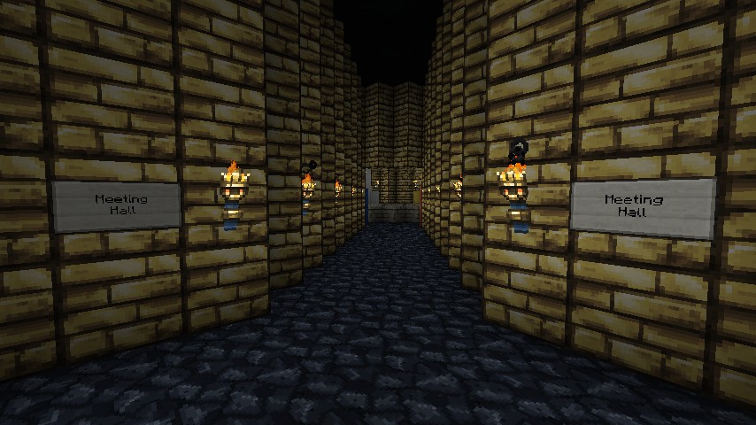Server meeting hall Minecraft Map