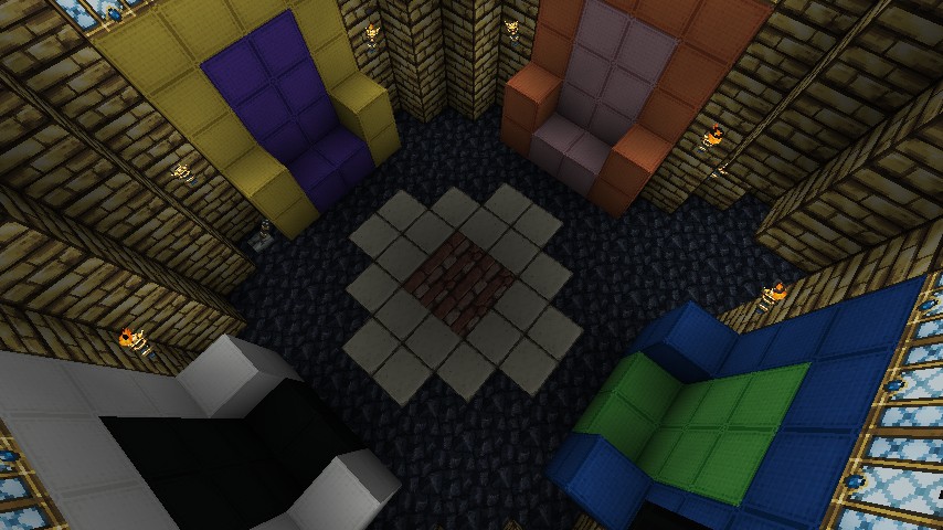 Server meeting hall Minecraft Map