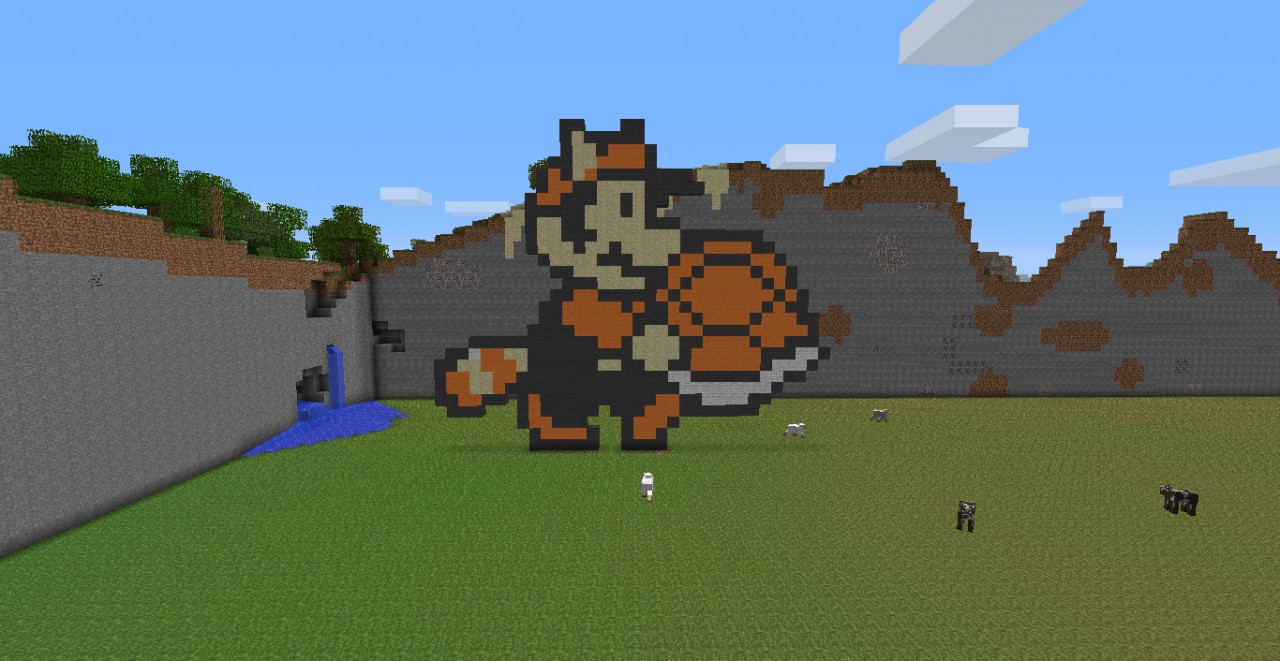 Mario With Shell Minecraft Map