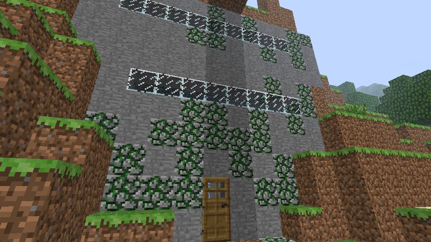 House in the Cliff Minecraft Map
