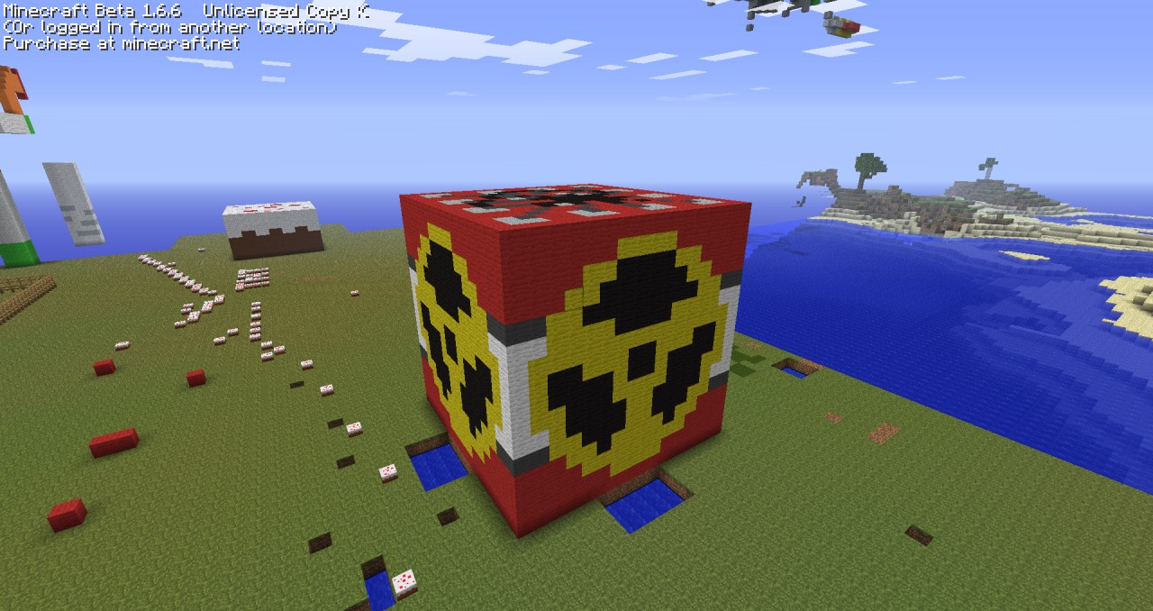 castle and lots of pixel art's Minecraft Map