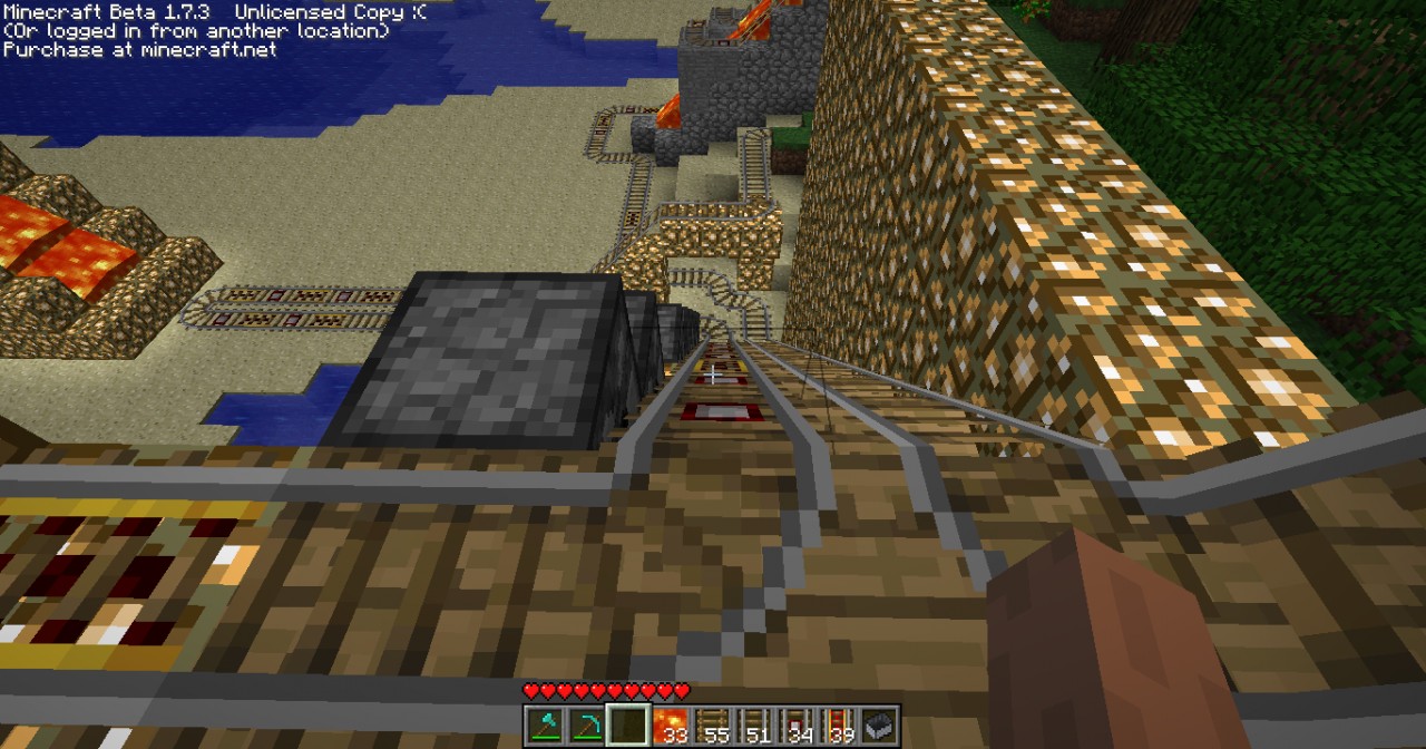Power Rollercoaster Minecraft Map