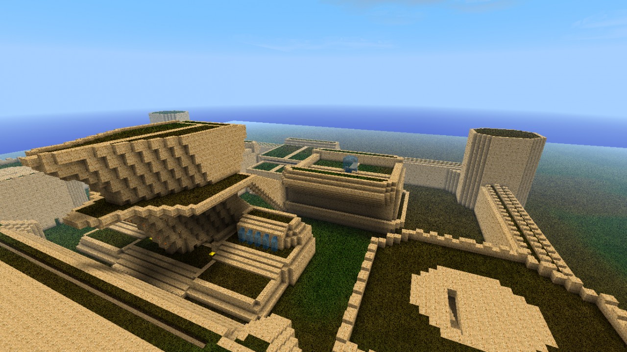 Sandstone-Castle (Finished)(Downloadable) Minecraft Map