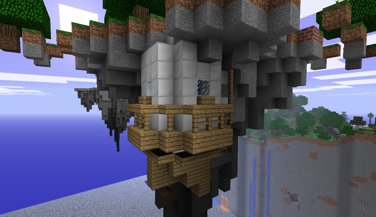 Floating Island House(Tranquility Island) *READ DESCRIPTION* Minecraft Map