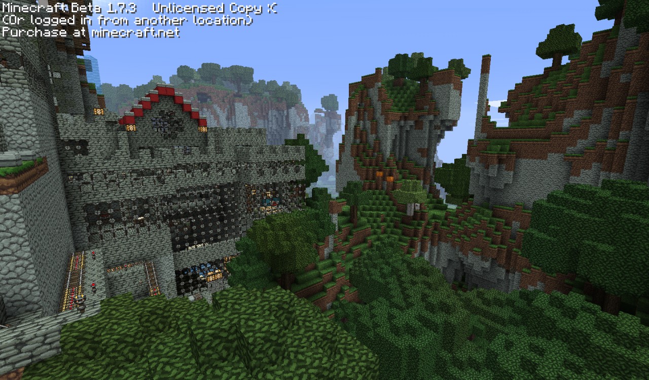 Mountain Castle by bear Minecraft Map