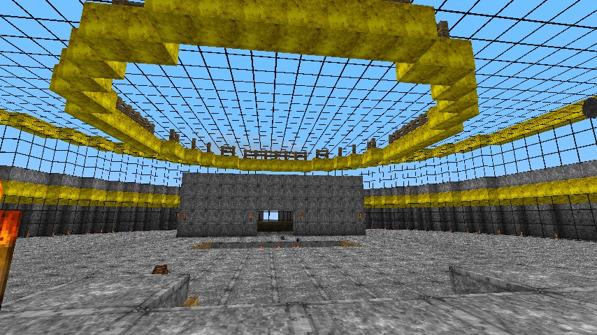 The LMC-Large Mob Collider Minecraft Map