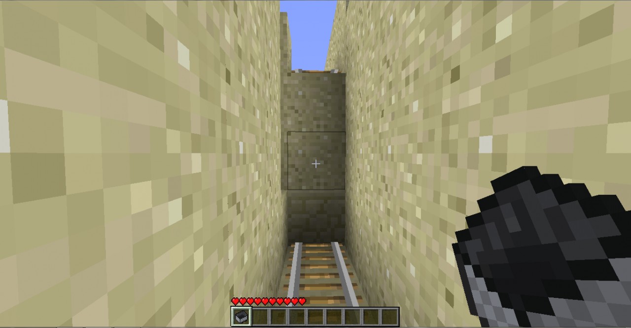 Amazing rollercoaster with drops, caves and danger! Minecraft Map