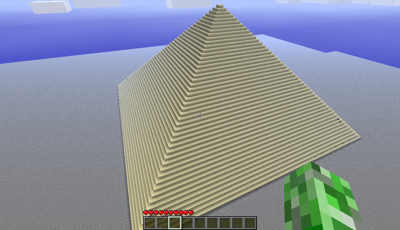 98x98 Block Pyramid1 Minecraft Map