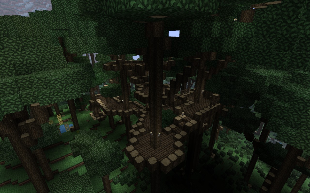 Custom Terrain: Rainforest Valley (1.0 Update) Minecraft Map