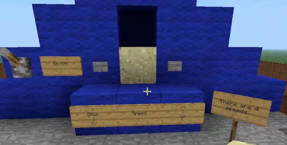 Redstone 4 Speed Selector Minecraft Map