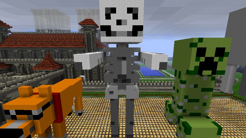 Skeleton - Creation (Actual Block-Size) Minecraft Map