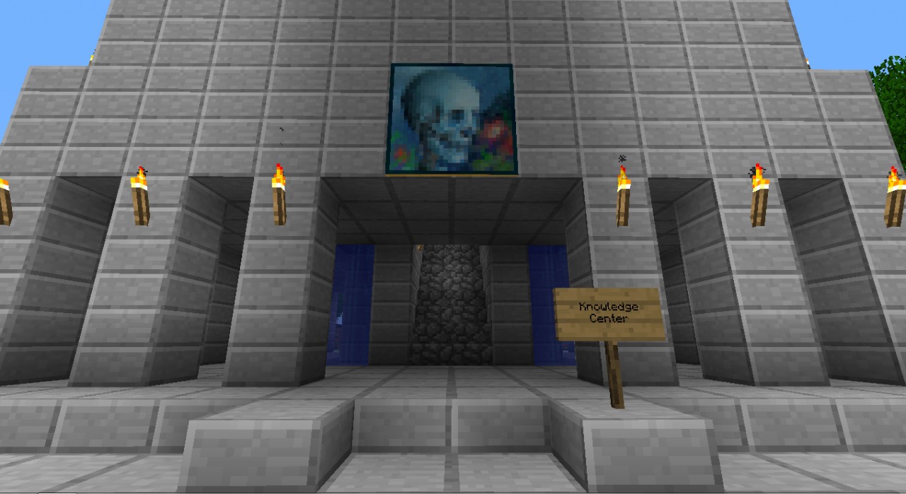 Library/Knowledge Center Minecraft Map