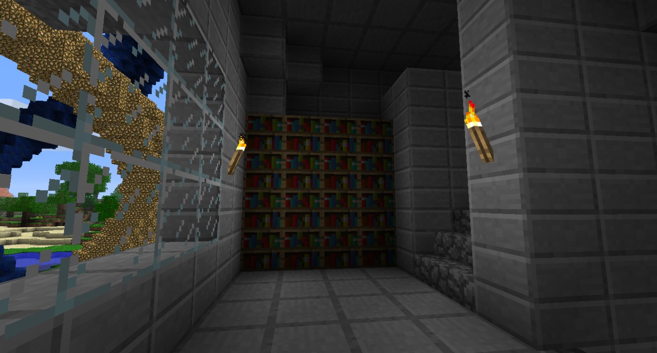 Library/Knowledge Center Minecraft Map