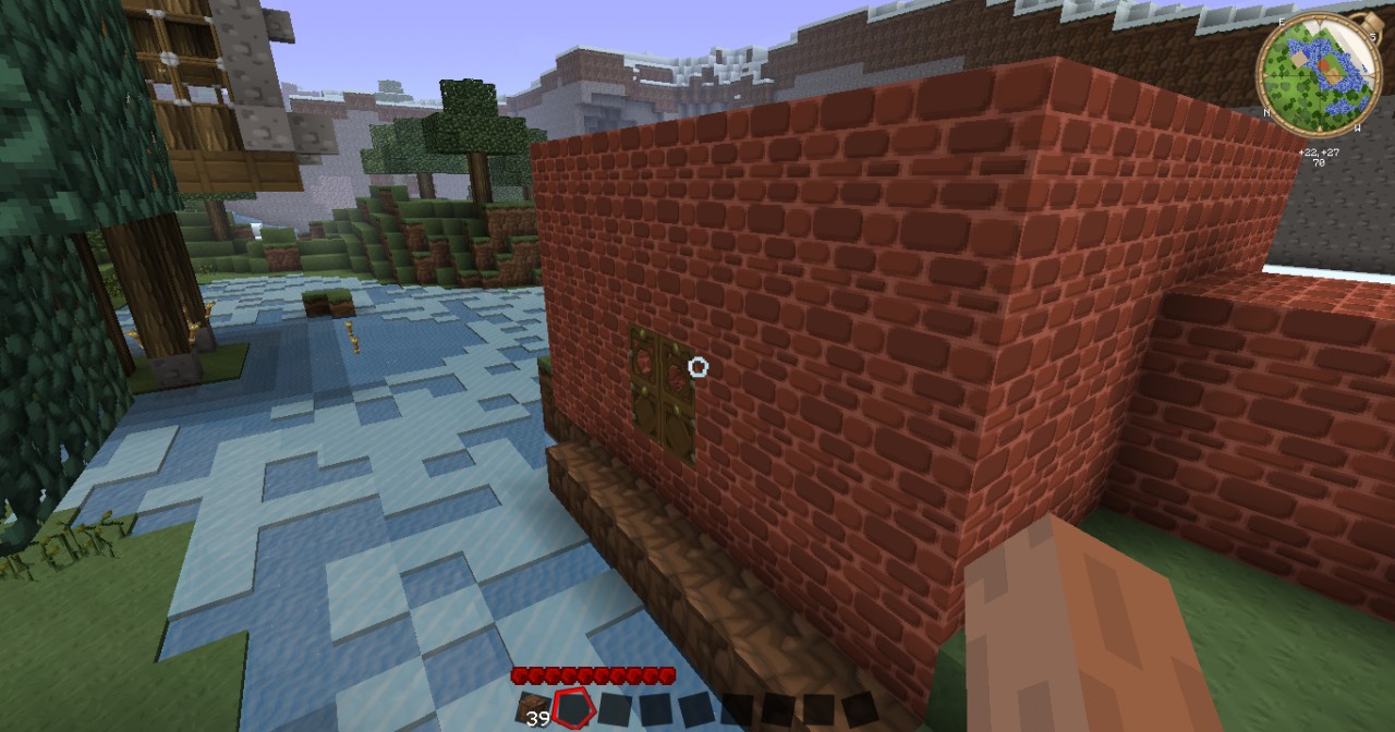 house with garage Minecraft Map