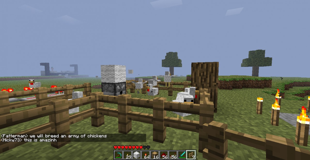 Automatic Chicken Dispenser Minecraft Map
