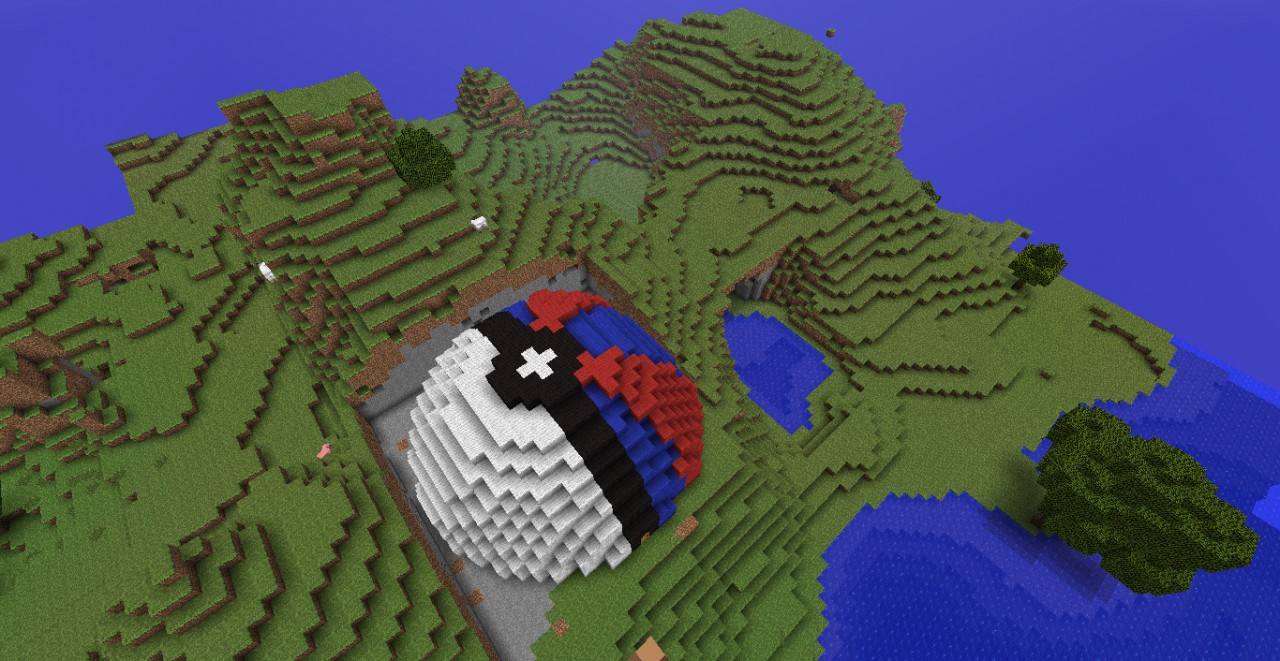Pokeball Pokemon Arenas Minecraft Map