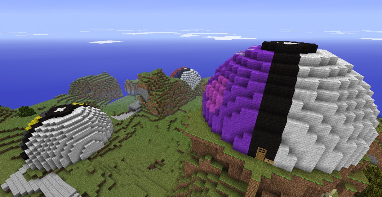 Pokeball Pokemon Arenas Minecraft Map