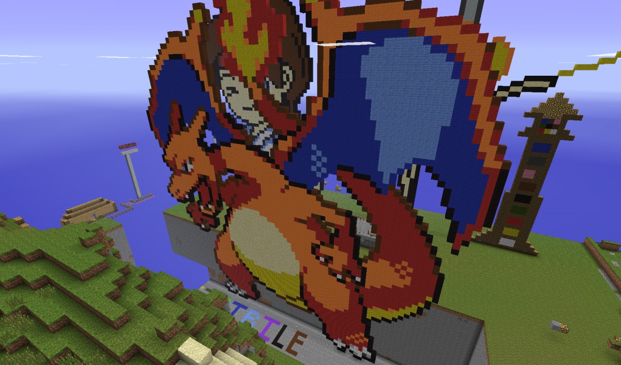 Charizard Minecraft Map
