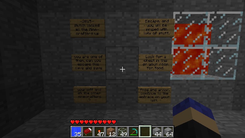 The Cave of Notch. Minecraft Map