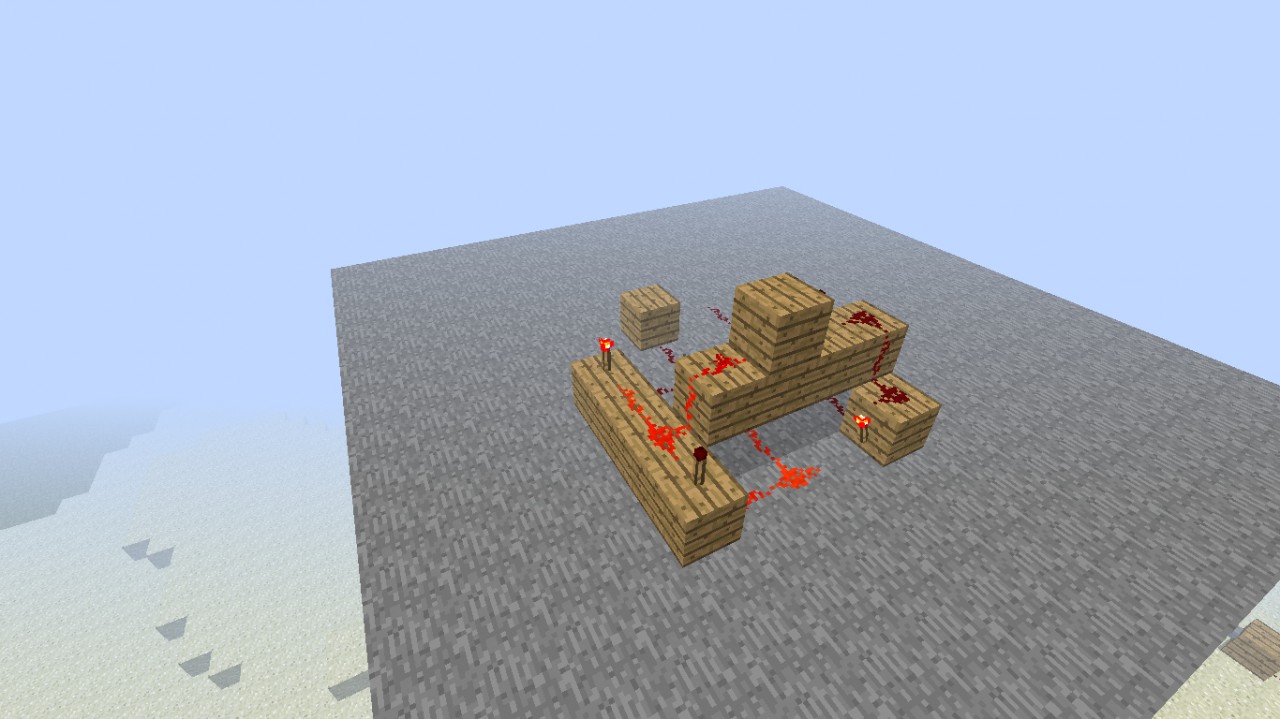 Compact T-Flip Flop Minecraft Map