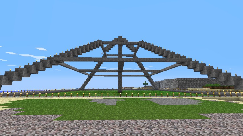 Giant pyramid skeleton Minecraft Map