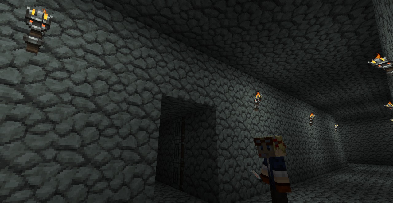 invisible 2X3 door piston Minecraft Map