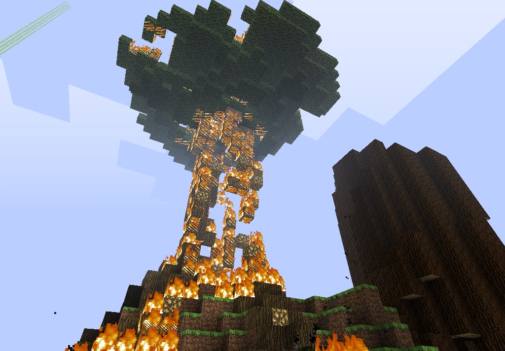 The Tree Burn Minecraft Map