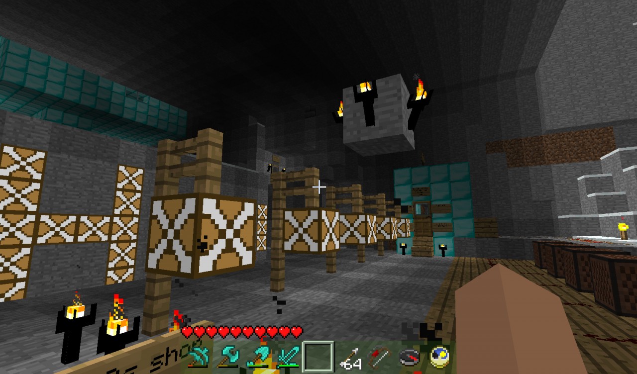 Mountain Yard,capital of my server Minecraft Map