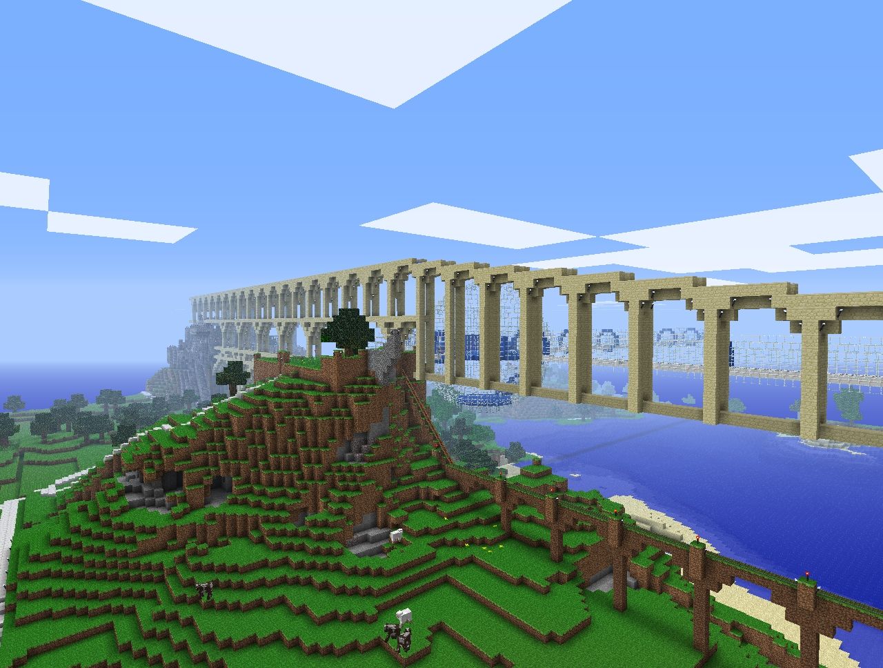 Black House bridge collections Minecraft Map