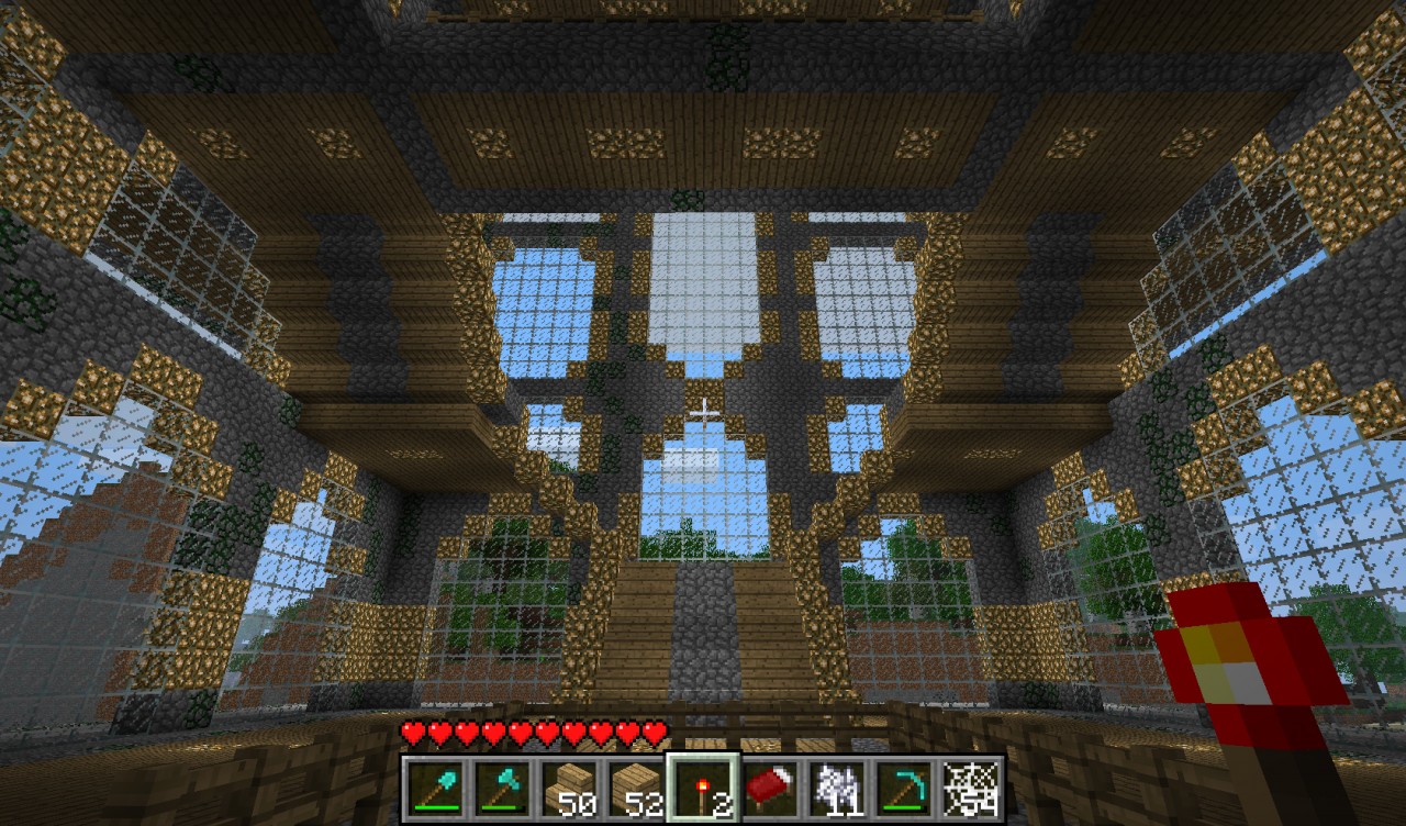 Gold/Glowstone Castle Minecraft Map