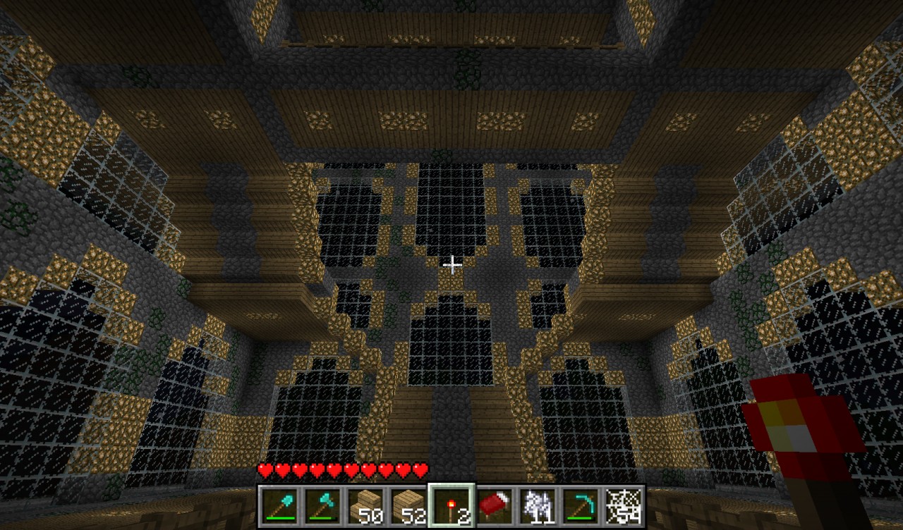 Gold/Glowstone Castle Minecraft Map
