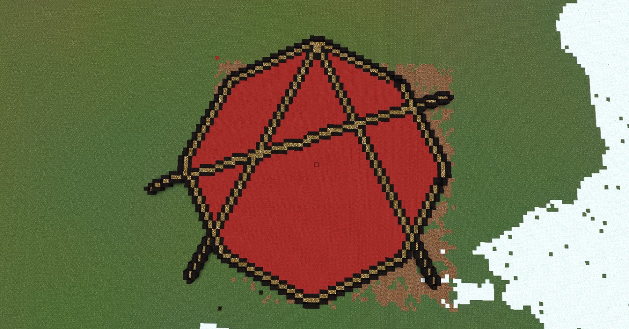 Huge Anarchy Sign - Please Comment and Criticize Minecraft Map