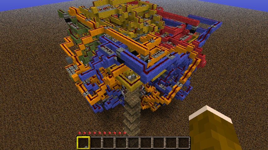 robik's cube piston / redstone Minecraft Map