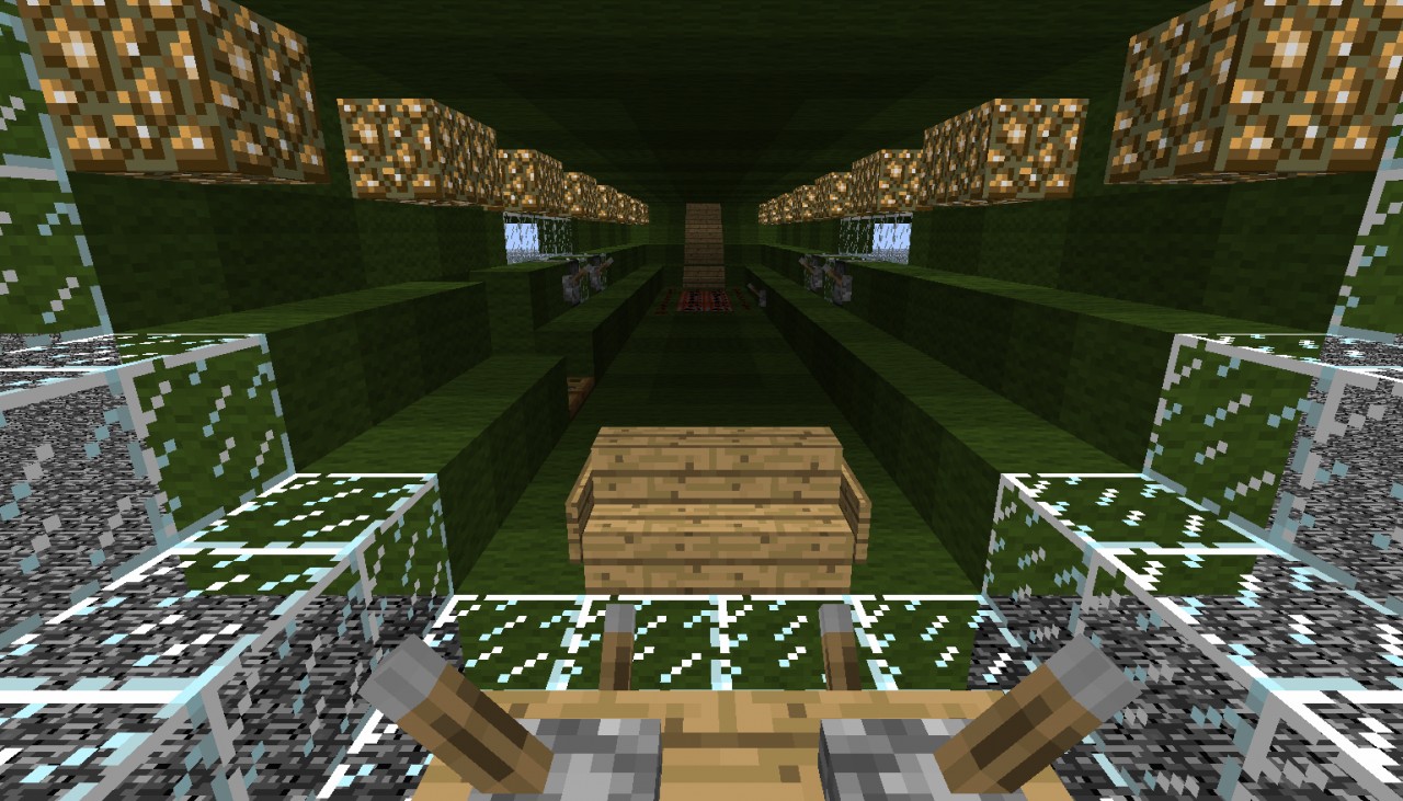 Green Bomber plane Minecraft Map