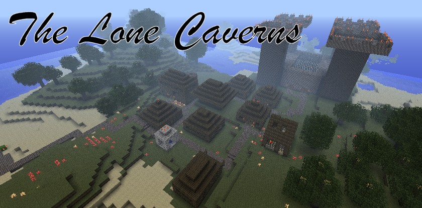 The Lone Caverns Minecraft Map