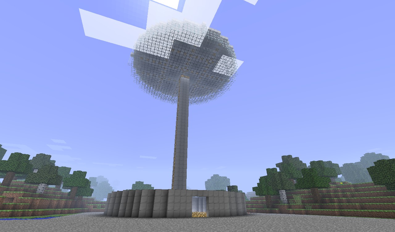 MineNeedle (space needle themed observation tower) Minecraft Map