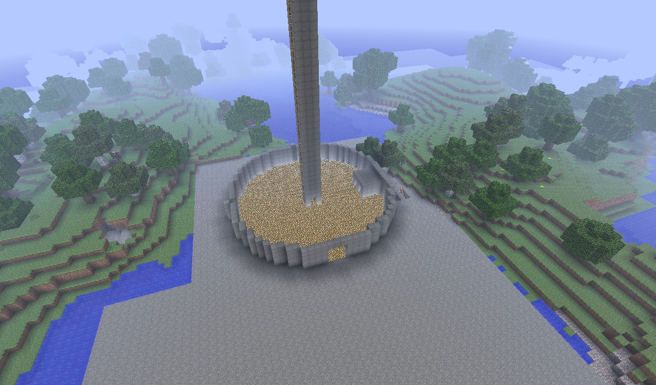 MineNeedle (space needle themed observation tower) Minecraft Map