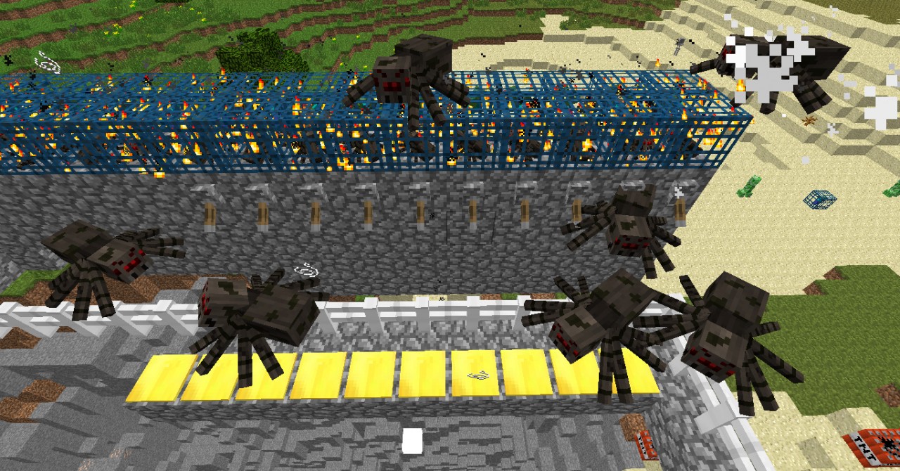 Crazy TNT Mob Killing Machine - Please Comment and Criticize Minecraft Map