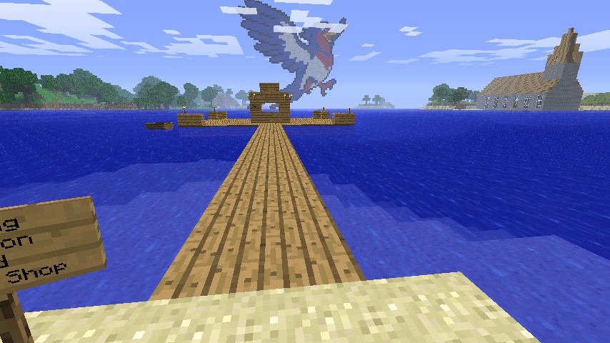 small fishing platform Minecraft Map