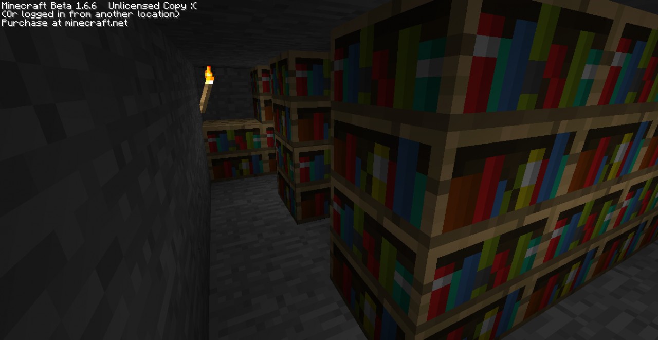 secret library Minecraft Map