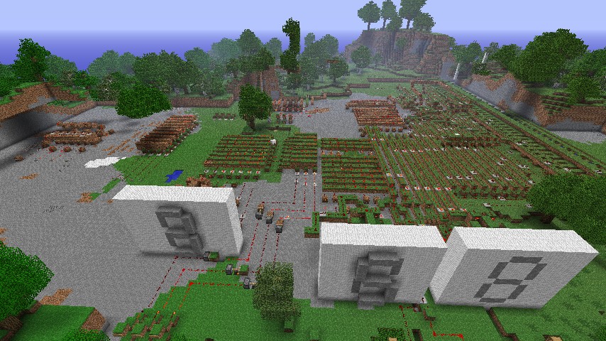 Huge Redstone World and Help Vid! Minecraft Map