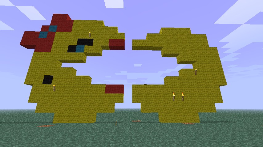 pacman and ms.pacman Minecraft Map