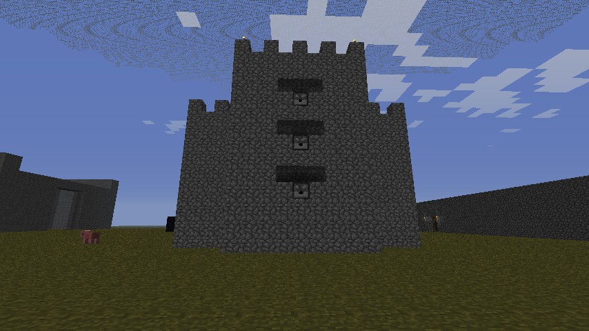 Castle Wall Construction Kit: Tower Minecraft Map
