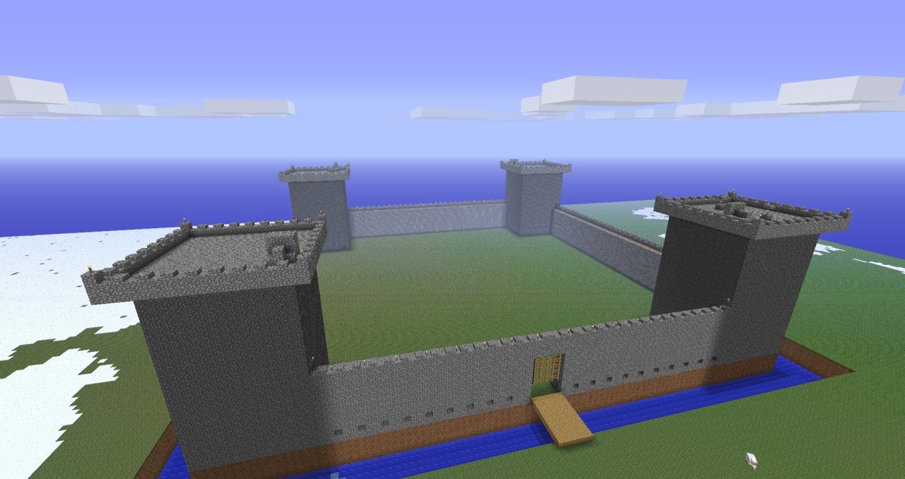MInecraft castle 107 x 107 blocks! Minecraft Map