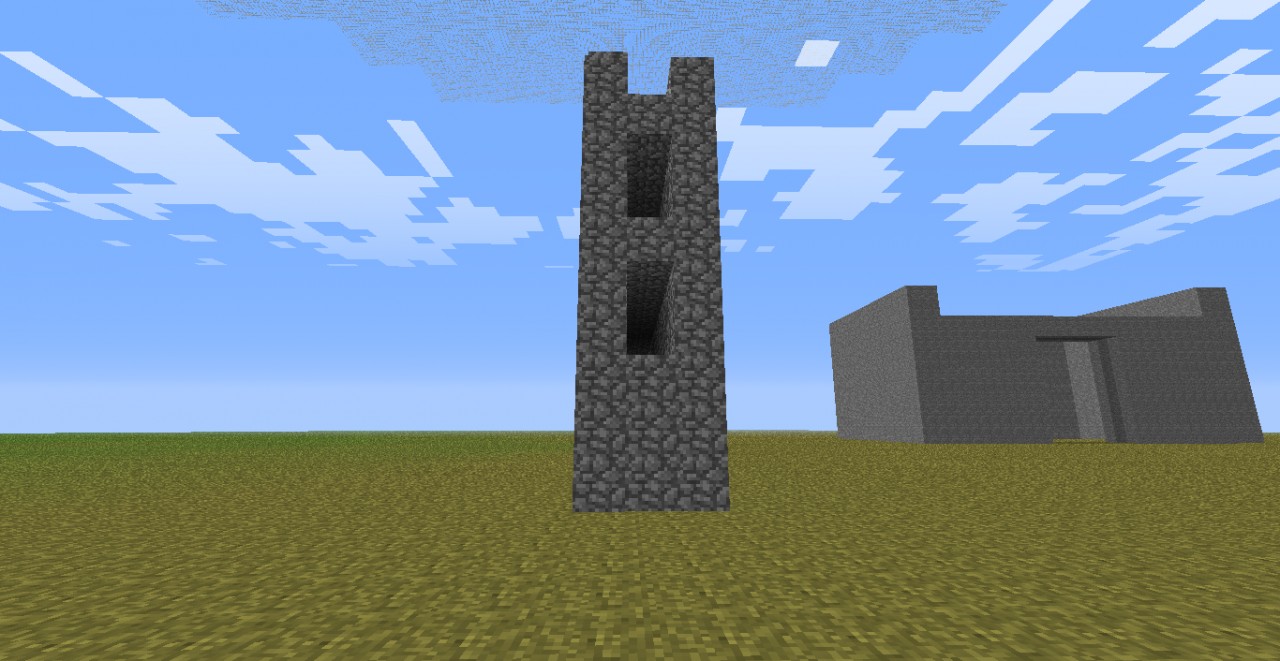 Castle Wall Construction Kit. Wall Piece Minecraft Map