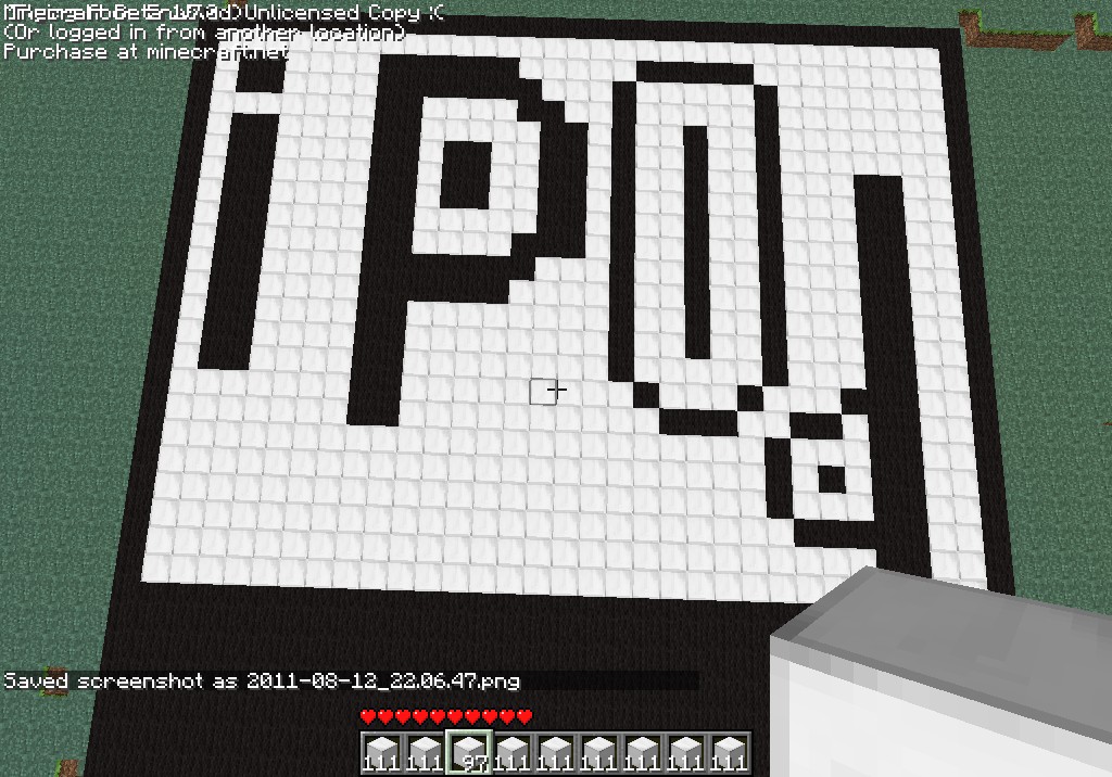 ipod Minecraft Map