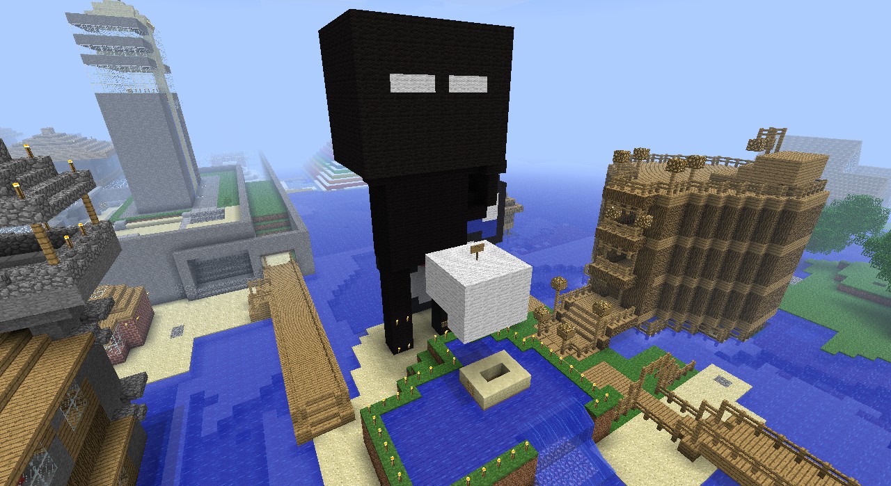 Enderman Statue Minecraft Project