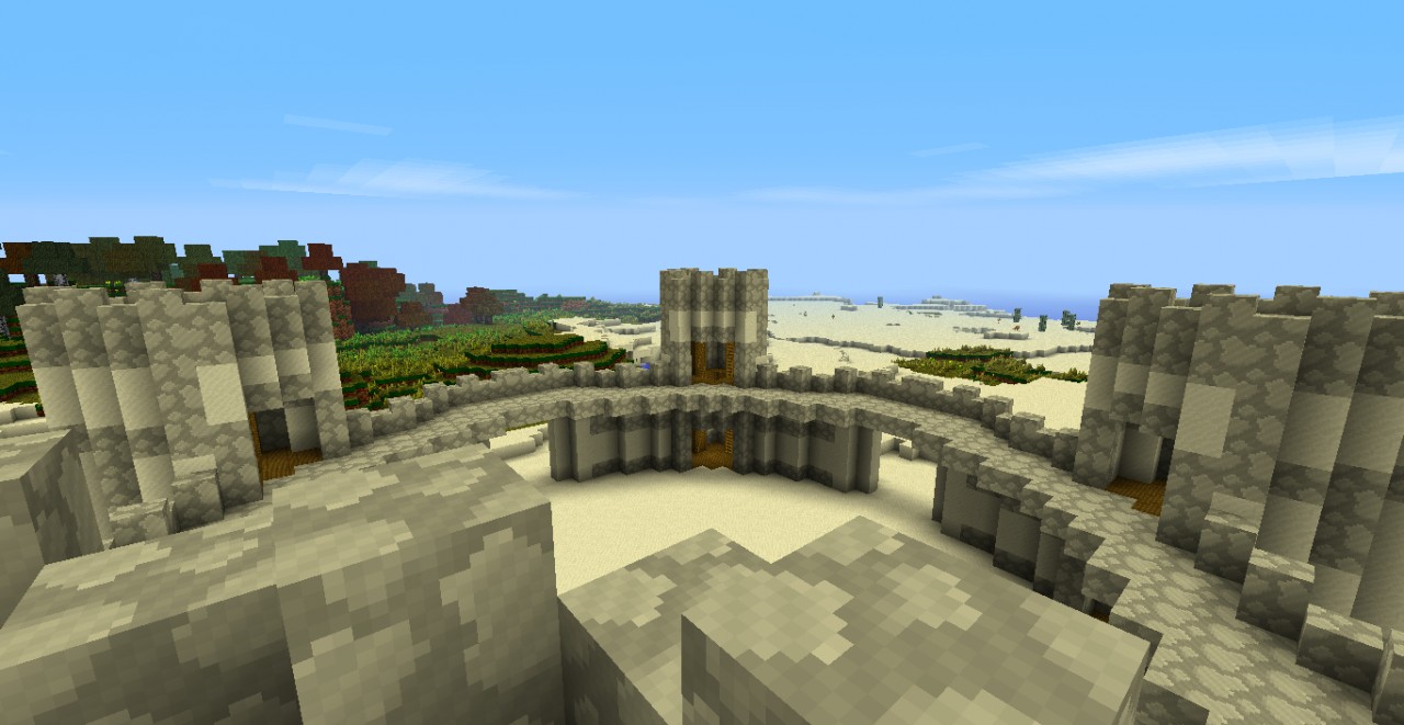 Sand Castle Minecraft Map