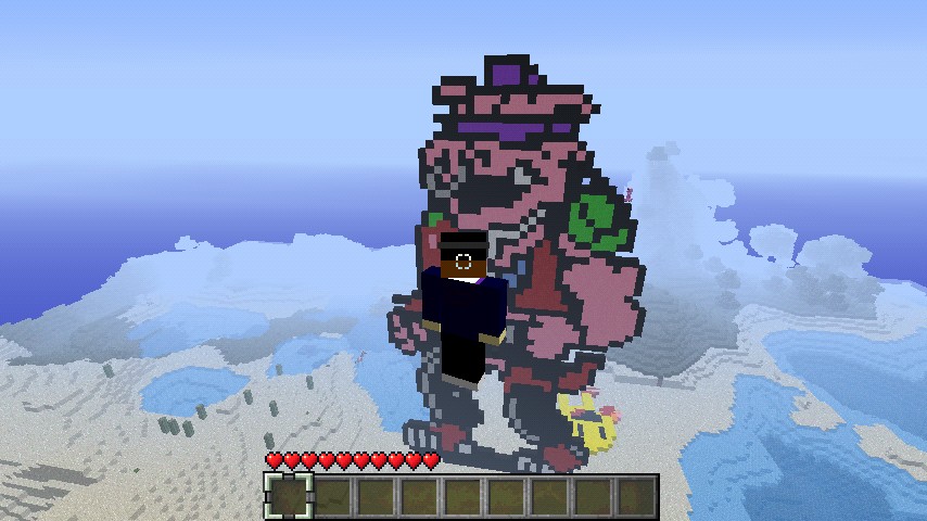 loads of 8bit charecters Minecraft Map